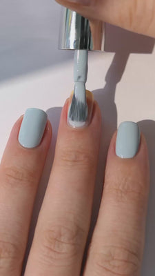 Cold as Ice // Blue Grey Nail Polish by huella